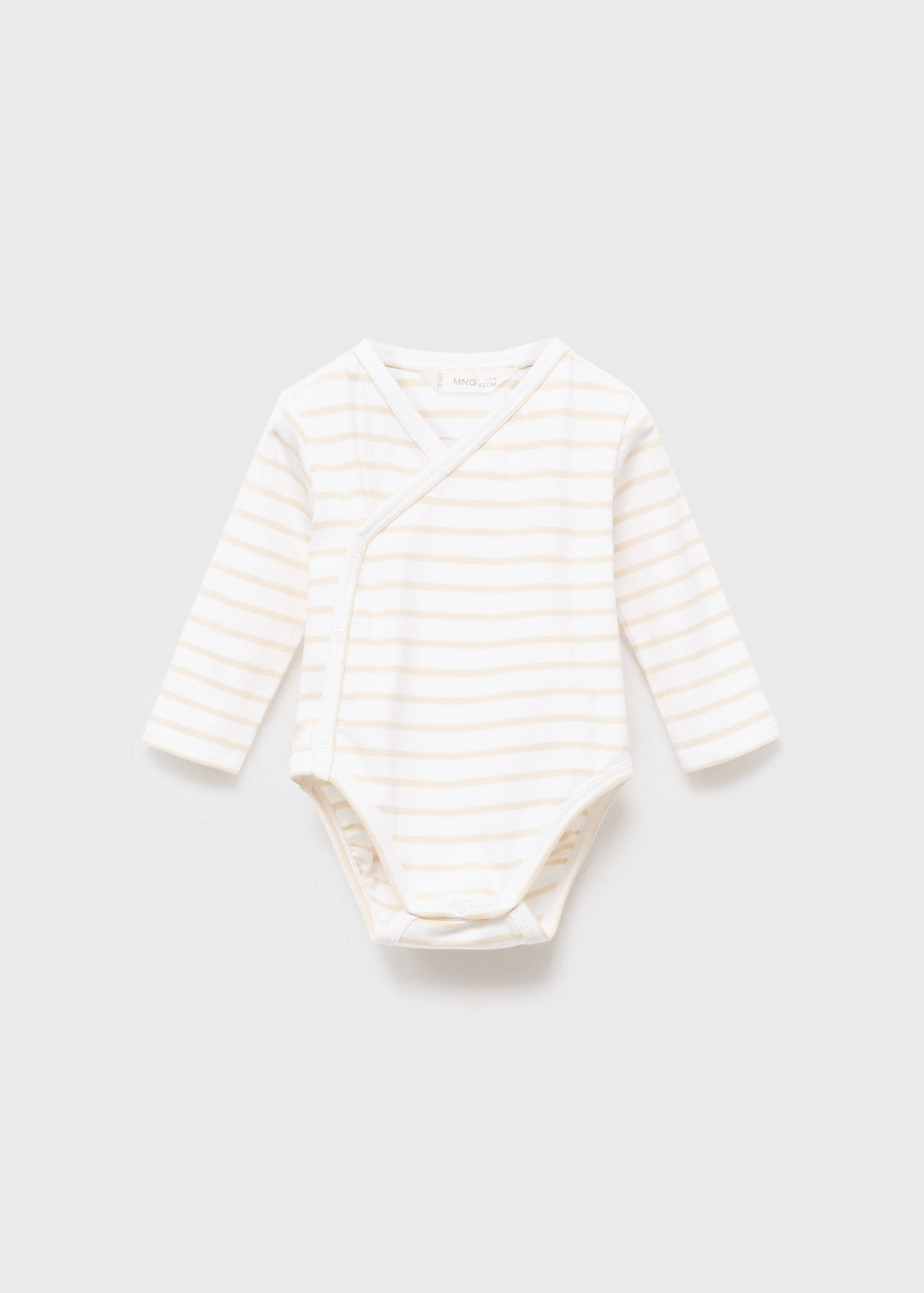 Striped cotton bodysuit - Kids | MANGO USA