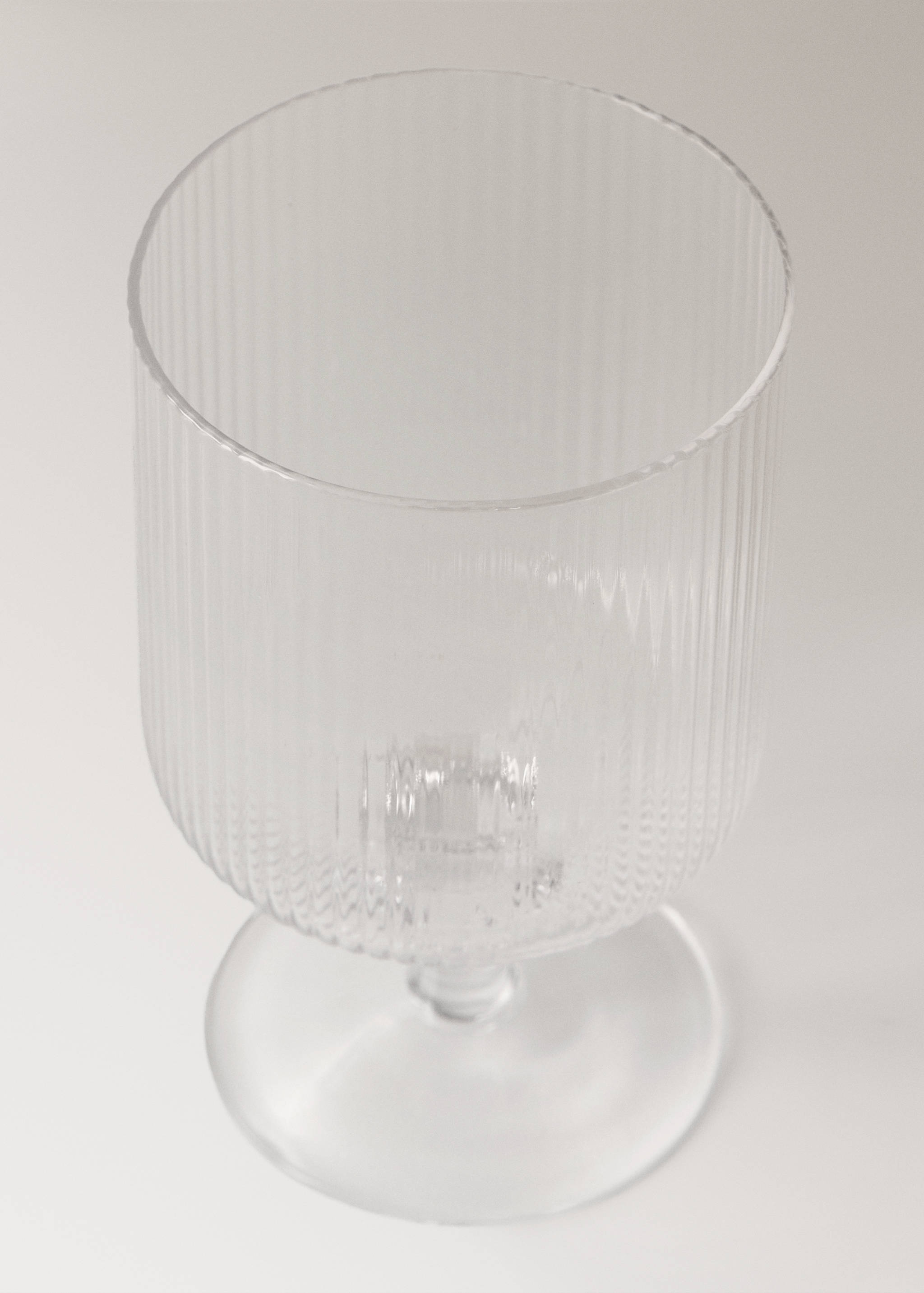 Copa borosilicato relieve lineas - Home | MANGO España (Península y ...