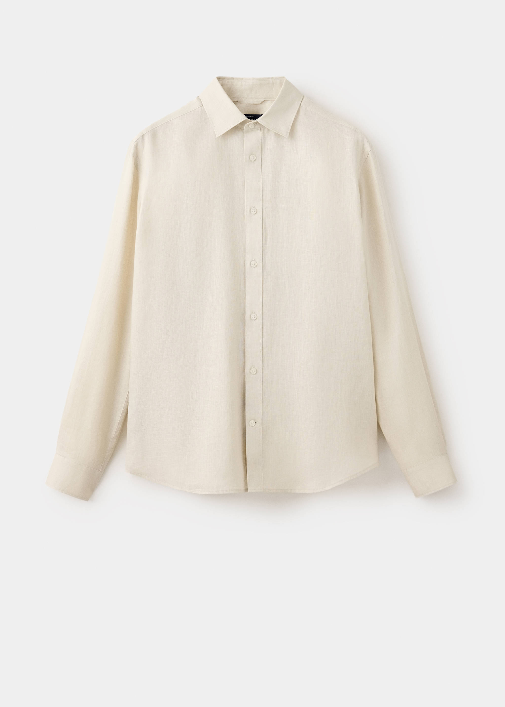 Regular-fit 100% linen shirt - Men | MANGO Canada