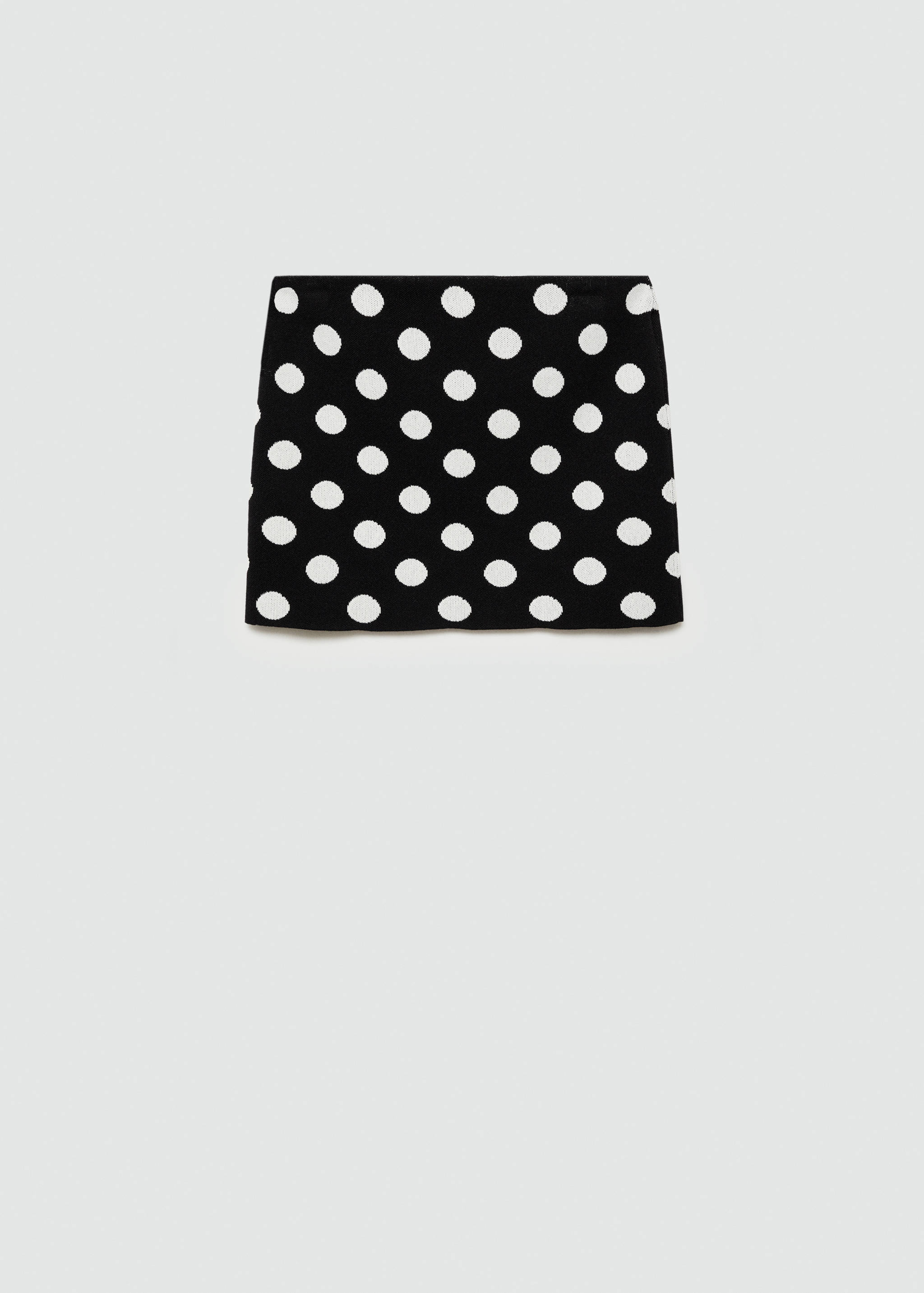 Polka-dot knitted skirt - Women | MANGO USA